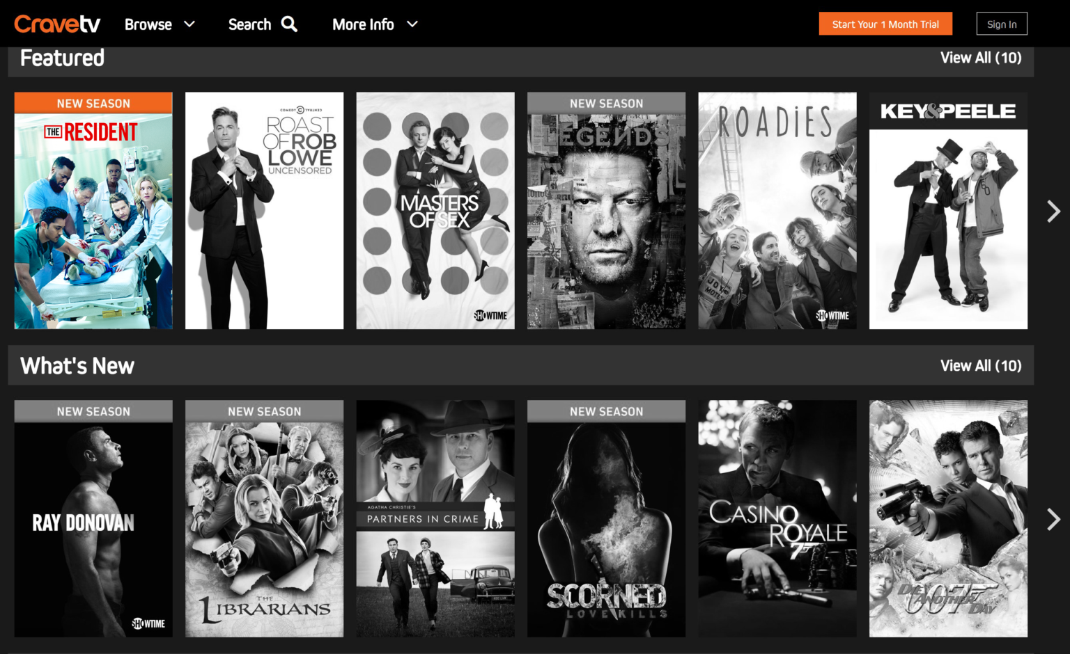 CTV | TV Shows Screens